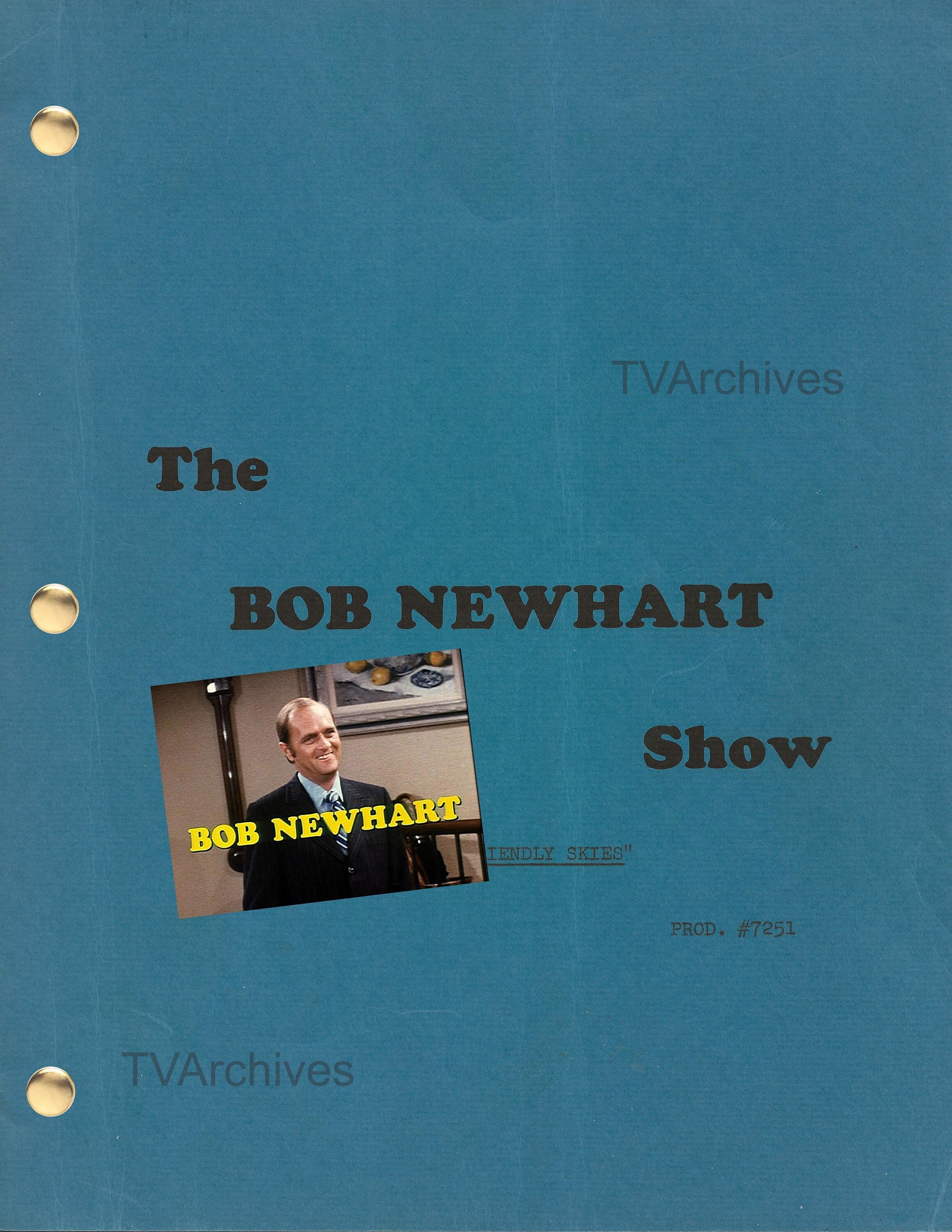 BOB NEWHART SHOW First Episode Rare Tv Series Script Extras, Suzanne ...