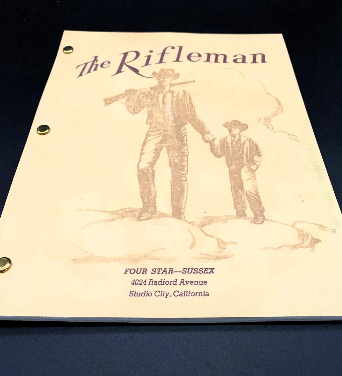 The Rifleman TV Series 1958 First Episode Script, Chuck Connors, Johnny ...