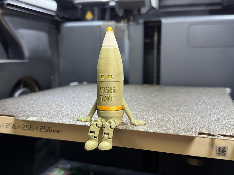 105MM Artillery Shell Buddy – Unique Military-inspired Desk Toy or Gift ...