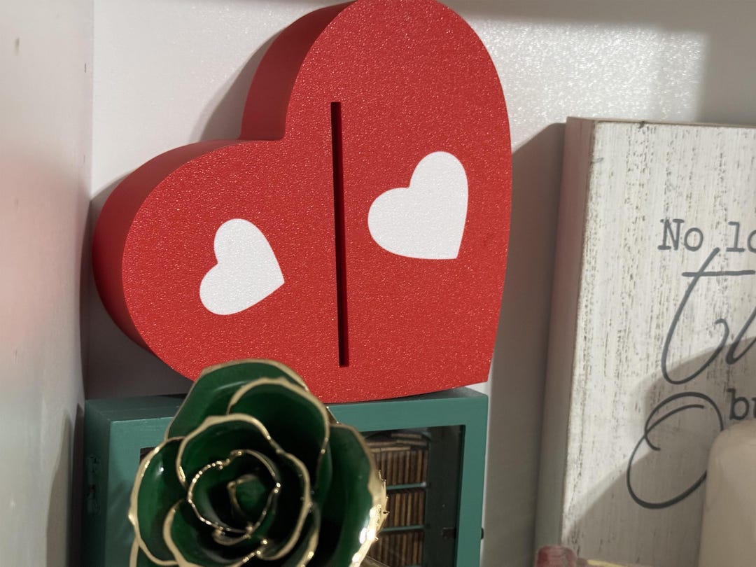 School Valentine's Day Box 3D Printed Valentine's Day Heart Box Perfect ...