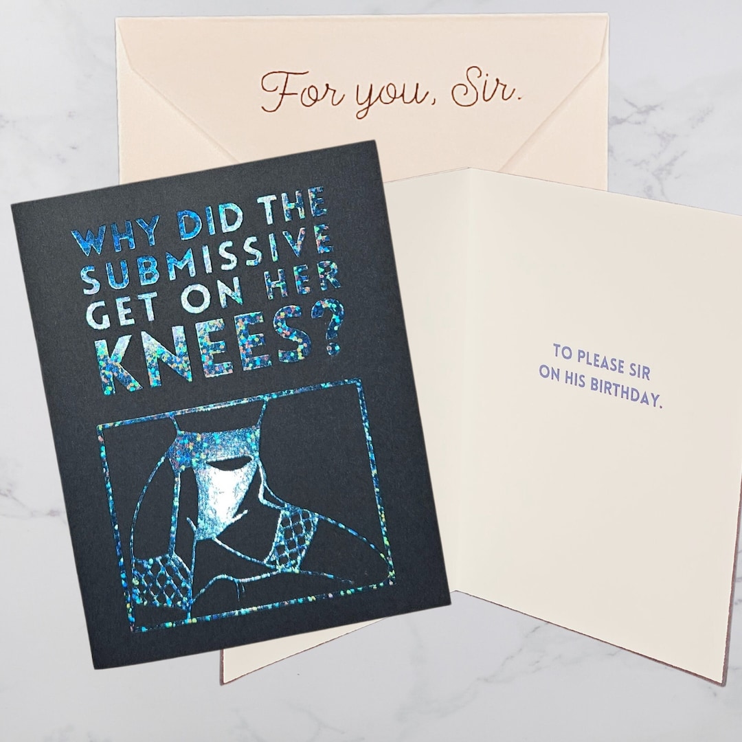 Kinky Birthday Card BDSM Card Gift for Husband Boyfriend - Etsy