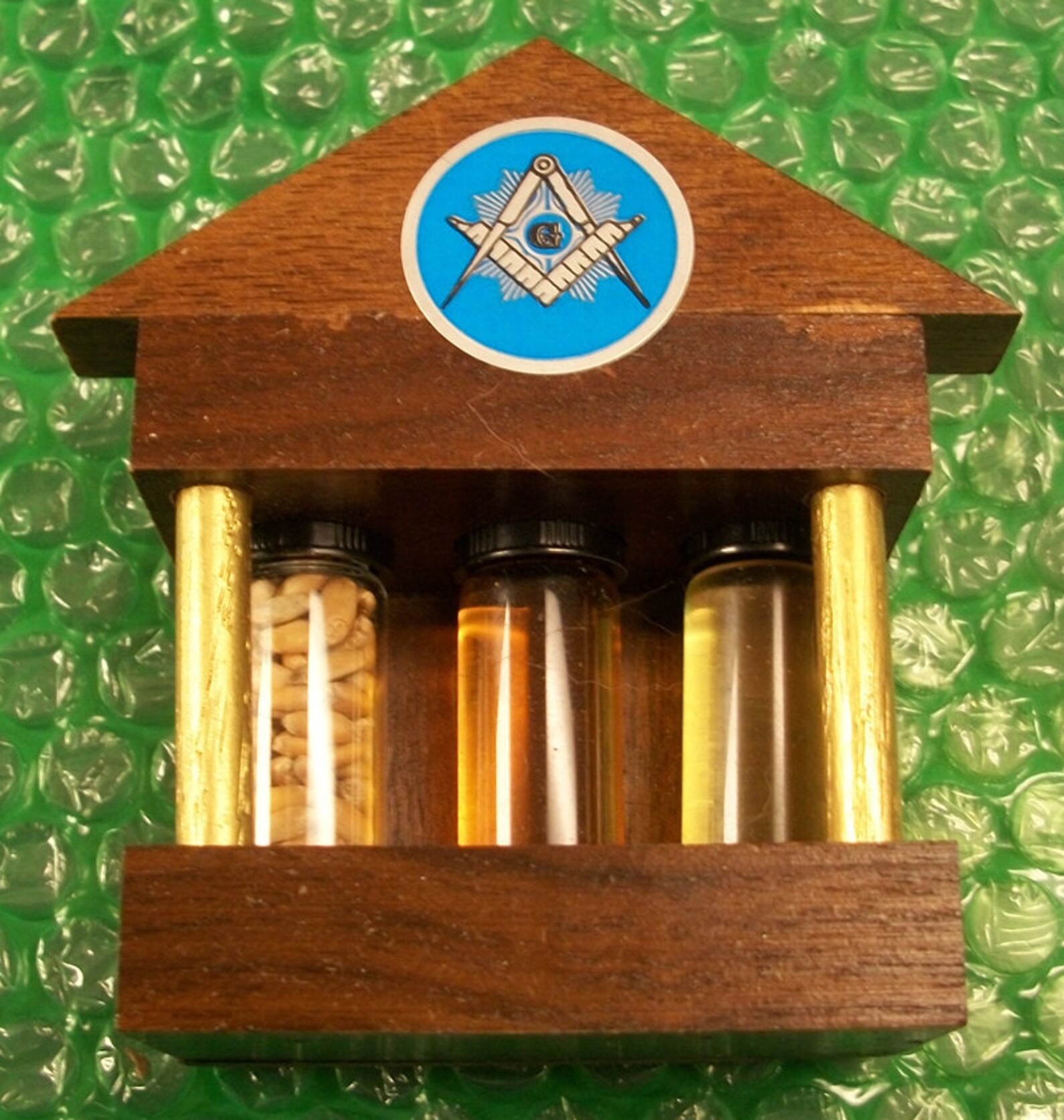 Masonic Fellowcraft Token, Corn, Wine and Oil and Masonic Coin - Etsy