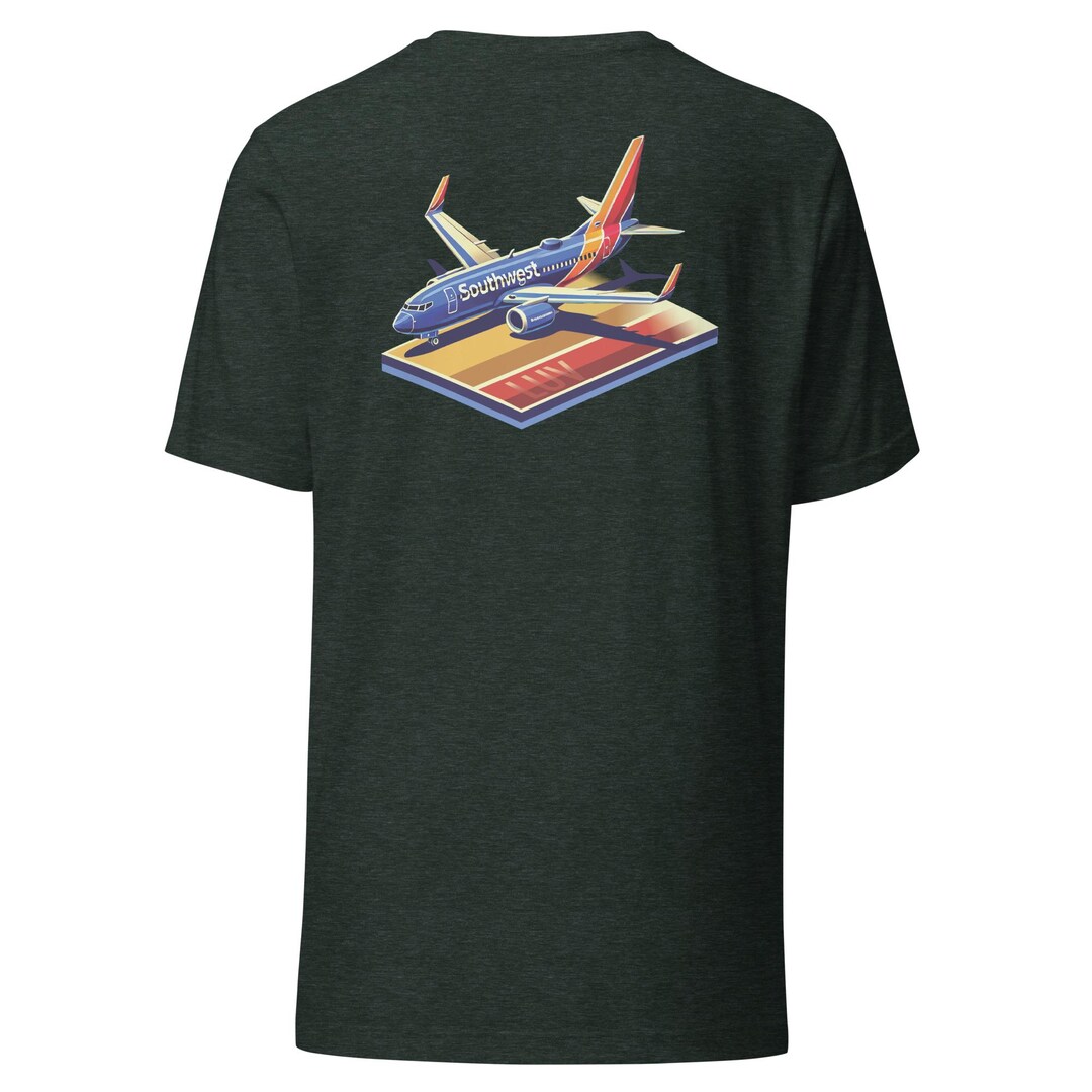 Southwest Airlines 737 With LUV Black - Etsy