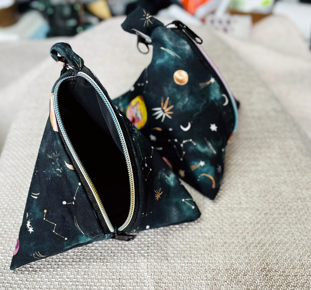 Pyramid Bag Galaxy Constellation Colorful Zipper - Etsy