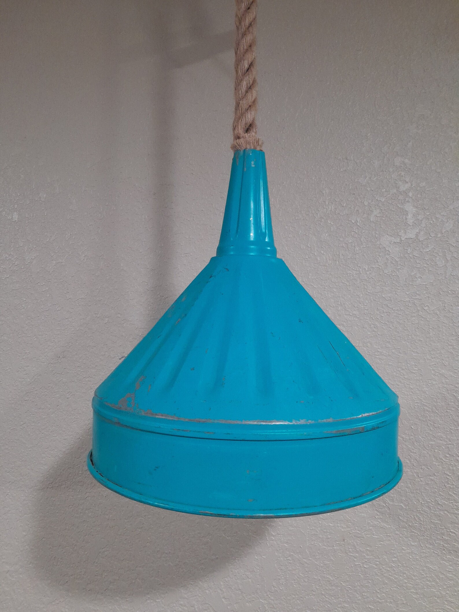 Matching Set of Teal Pendant Lights - Etsy