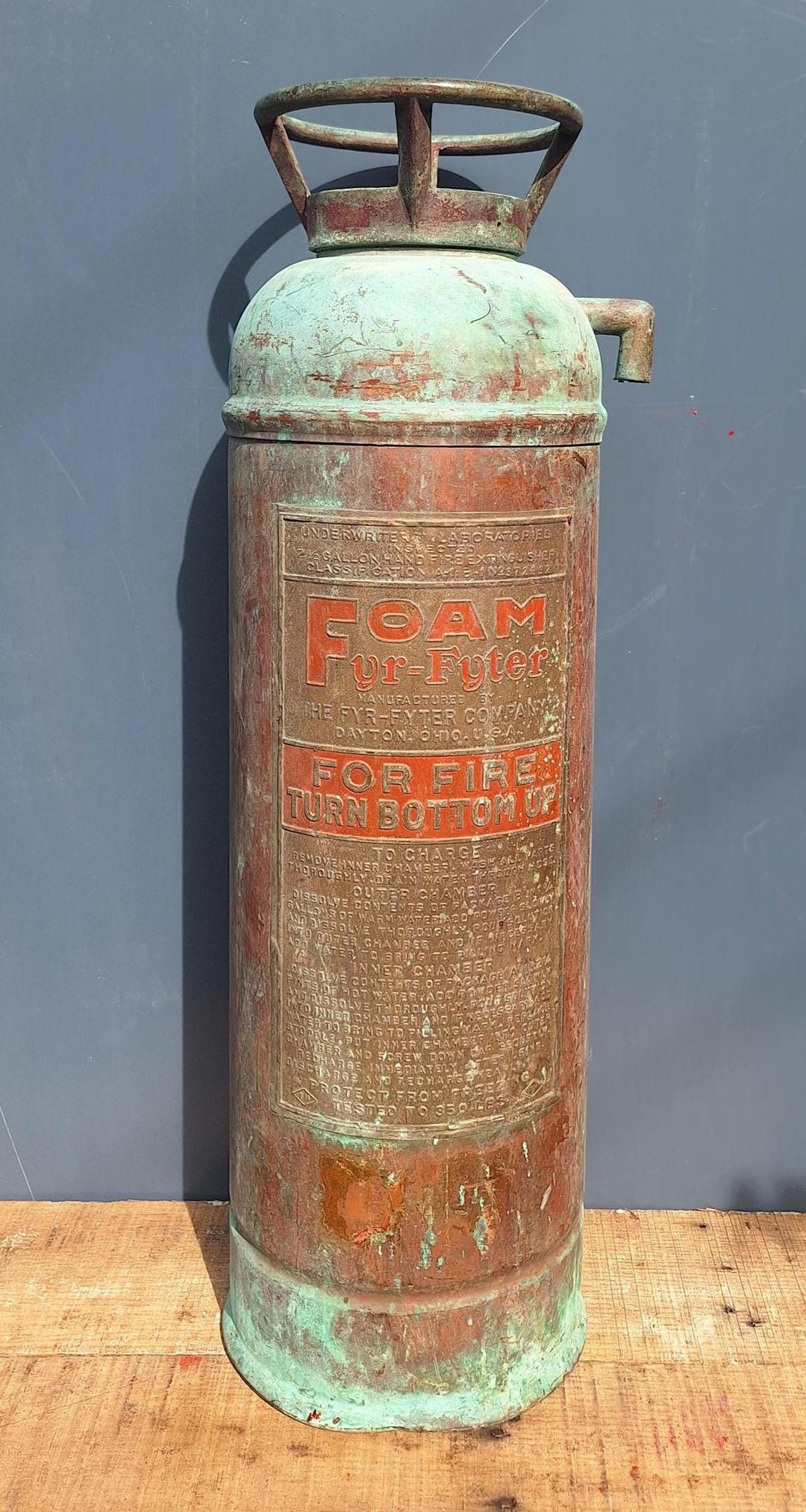 FOAM FYR-FYTER Fire Extinguisher - Etsy