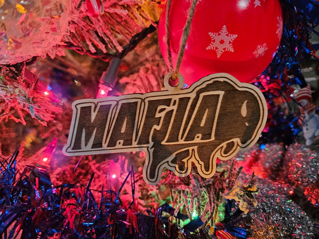 Buffalo Football Mafia Ornament - Etsy