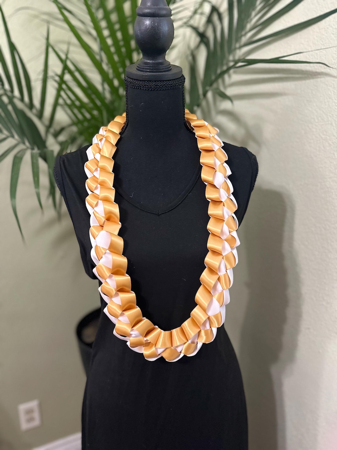 Handmade Satin Graduation Lei: Braided Ribbon, Two-color - Etsy