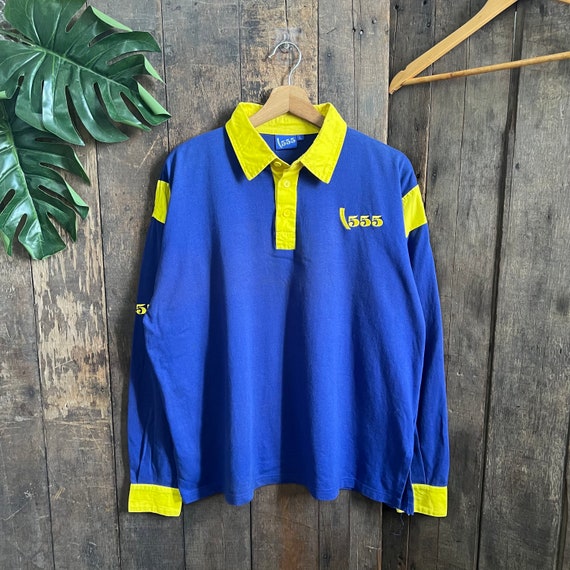 Vintage Subaru 555 Racing Polo Shirt Longsleeve - Gem