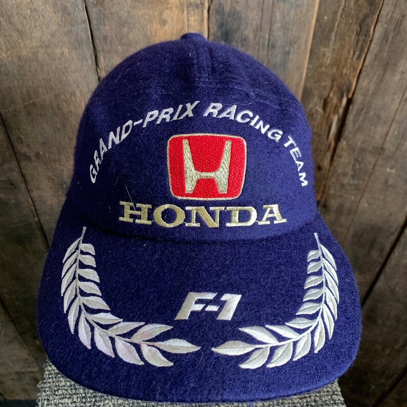Vintage Honda F1 Grandprix Racing Team 7panel Wool Hat - Etsy