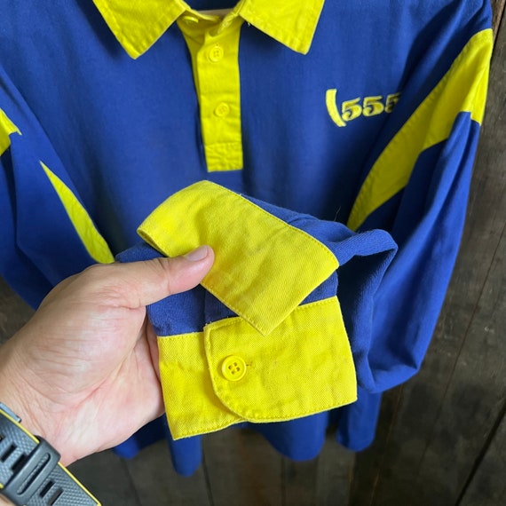 Vintage Subaru 555 Racing Polo Shirt Longsleeve - Gem