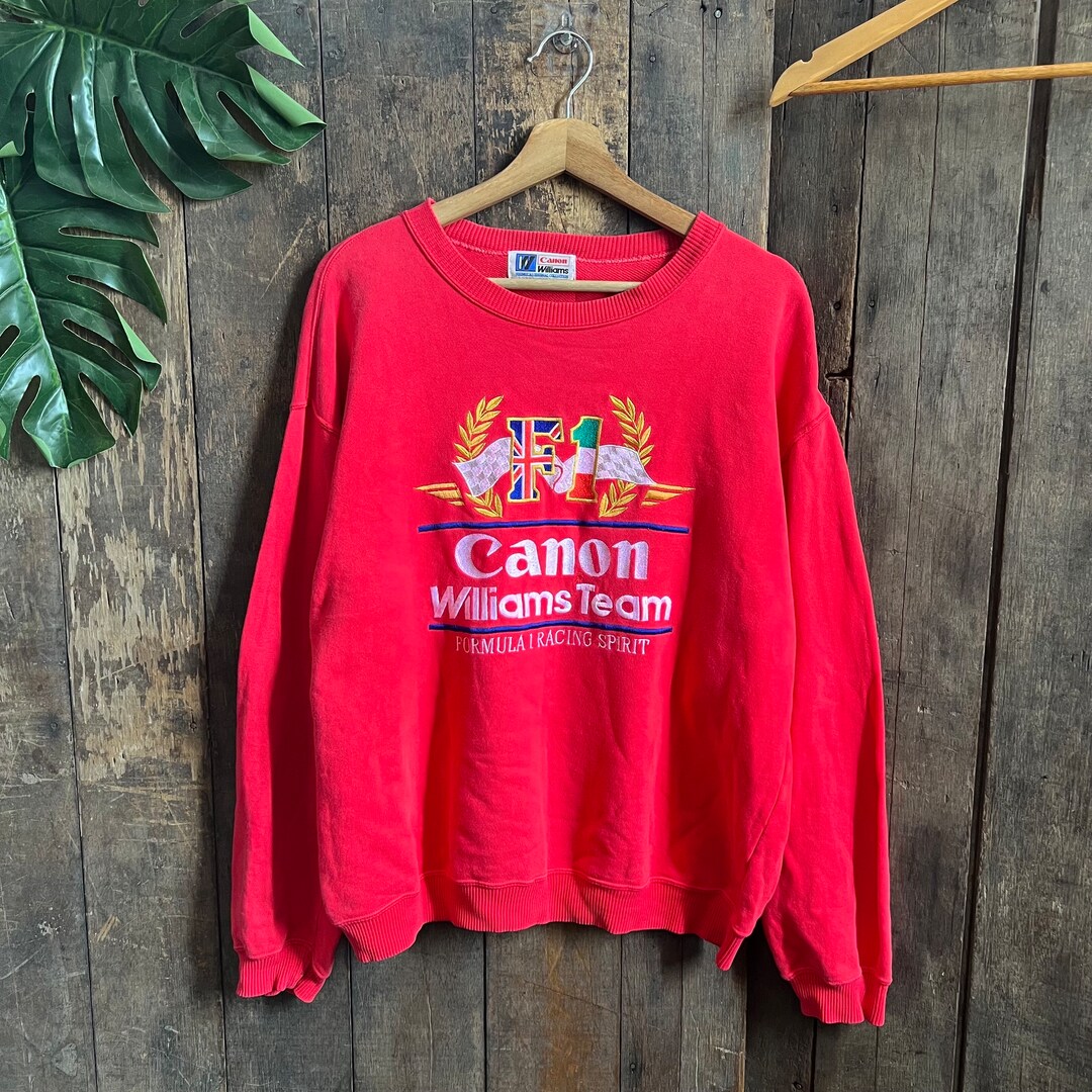 Vintage Canon Williams Team F1 Racing Crewneck - Etsy