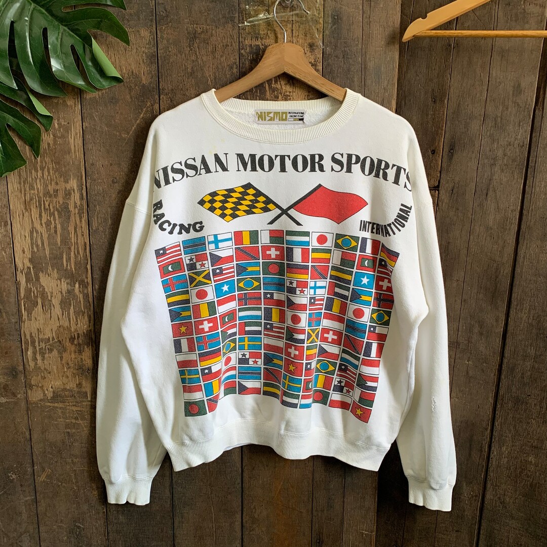 Vintage Nissan Nismo Motorsports Country Flag Crewneck - Etsy