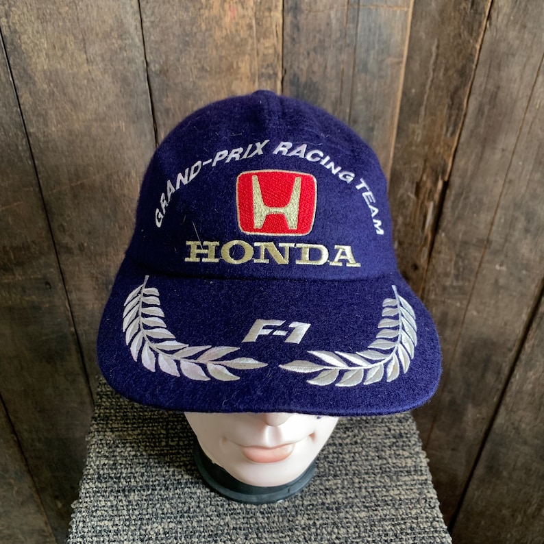 Vintage Honda F1 Grandprix Racing Team 7panel Wool Hat - Etsy