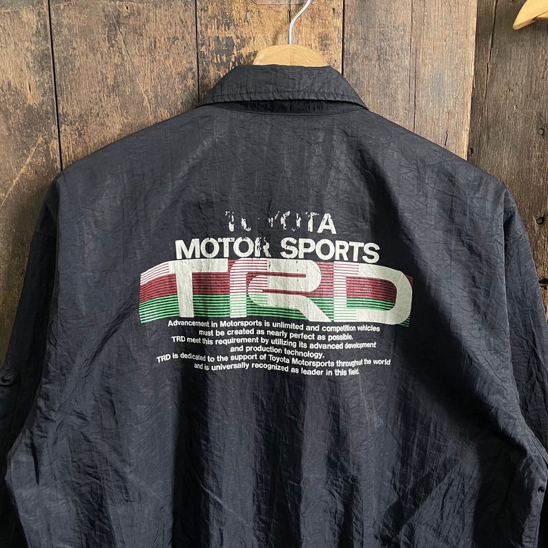 Vintage Toyota TRD Motorsports Racing Jacket - Etsy
