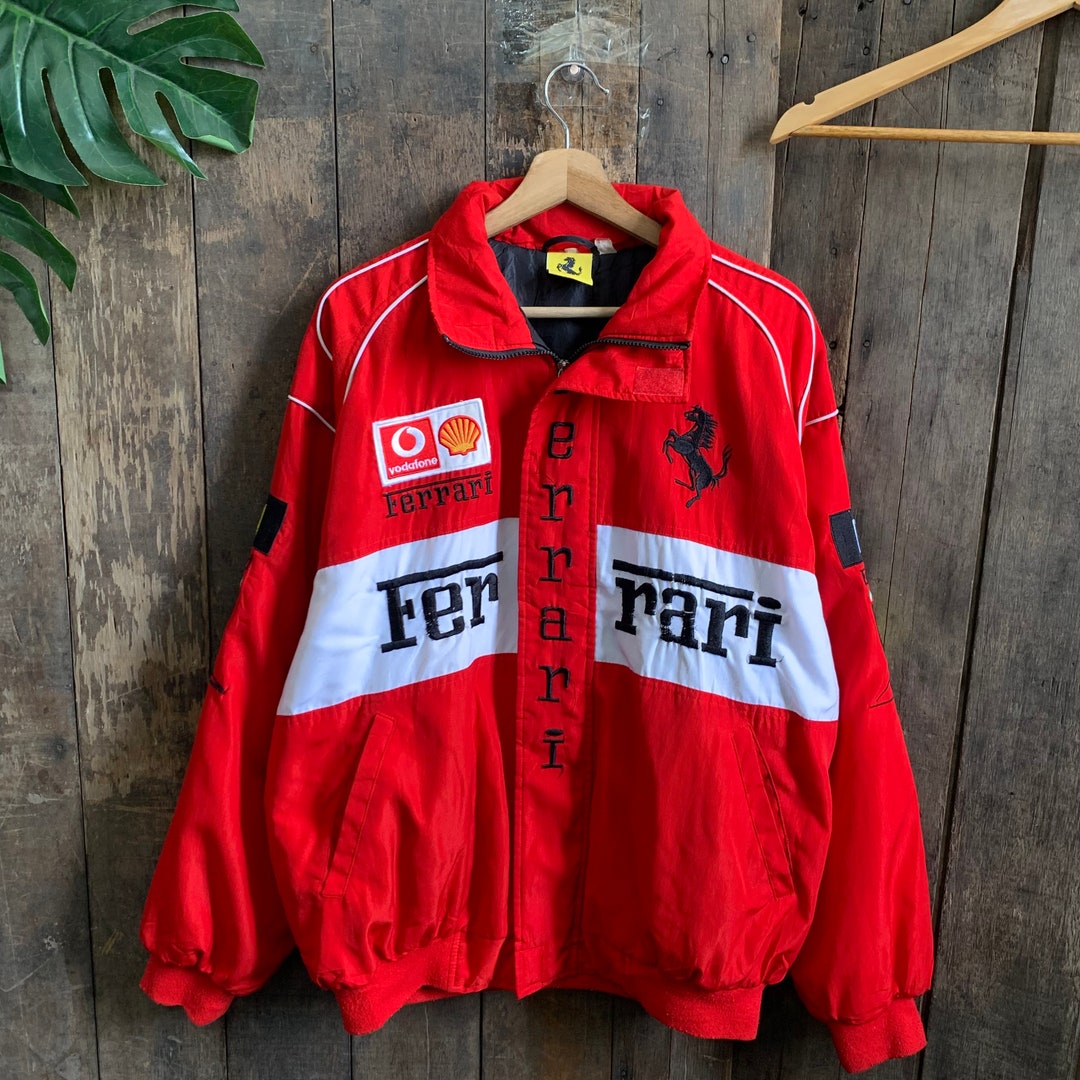 Vintage Ferrari Bomber Racing Jacket - Etsy