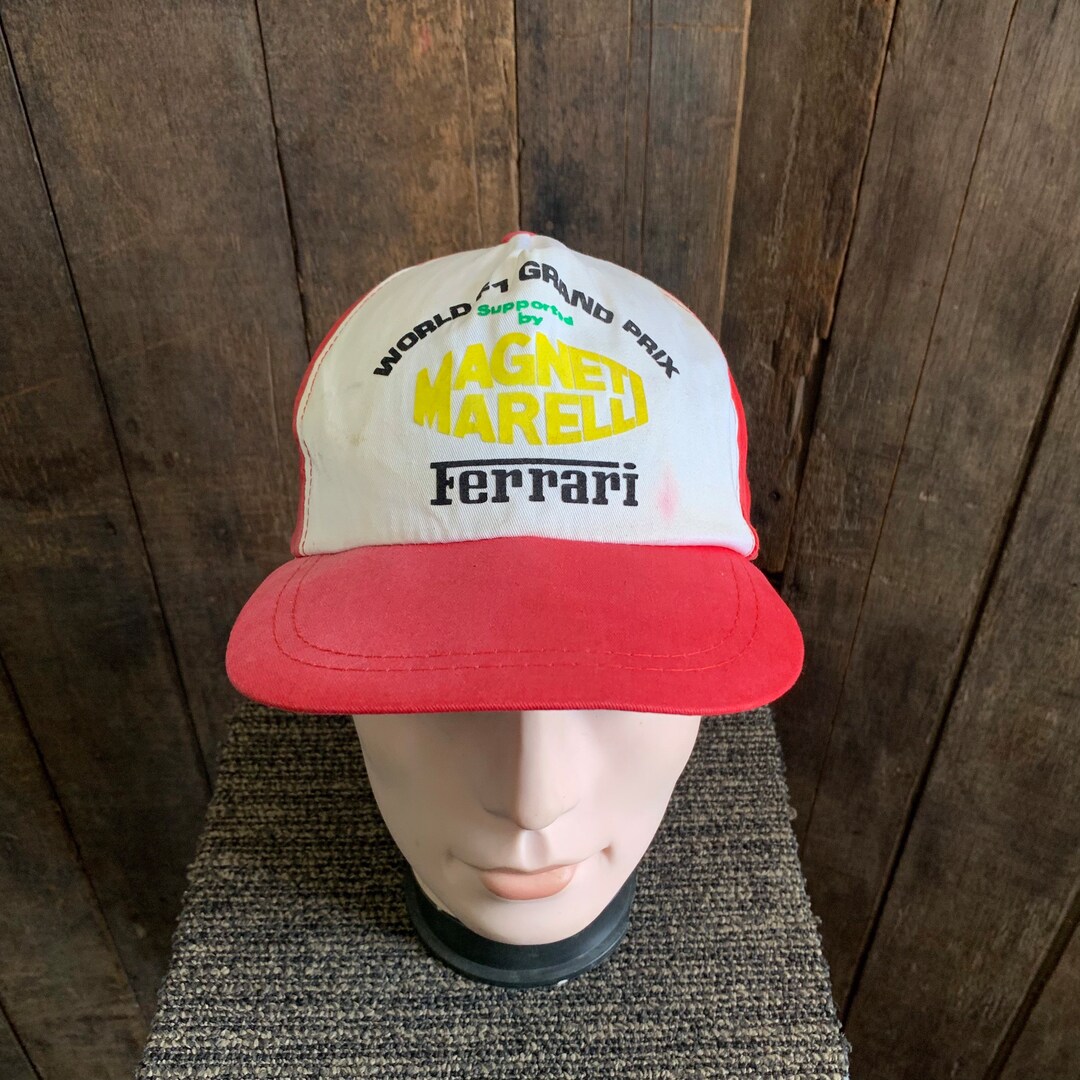 Vintage Distressed Ferrari Magneti Marelli Snapback Hat - Etsy