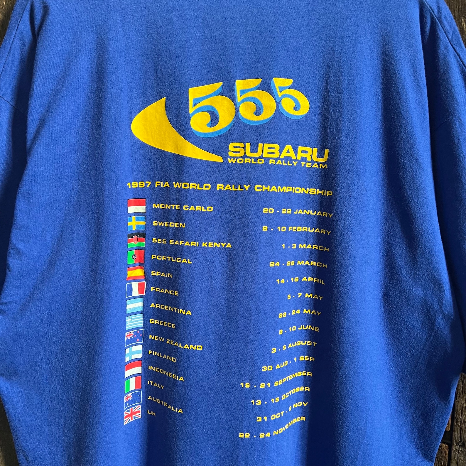 Vintage Subaru 555 World Rally Team Tshirt - Etsy