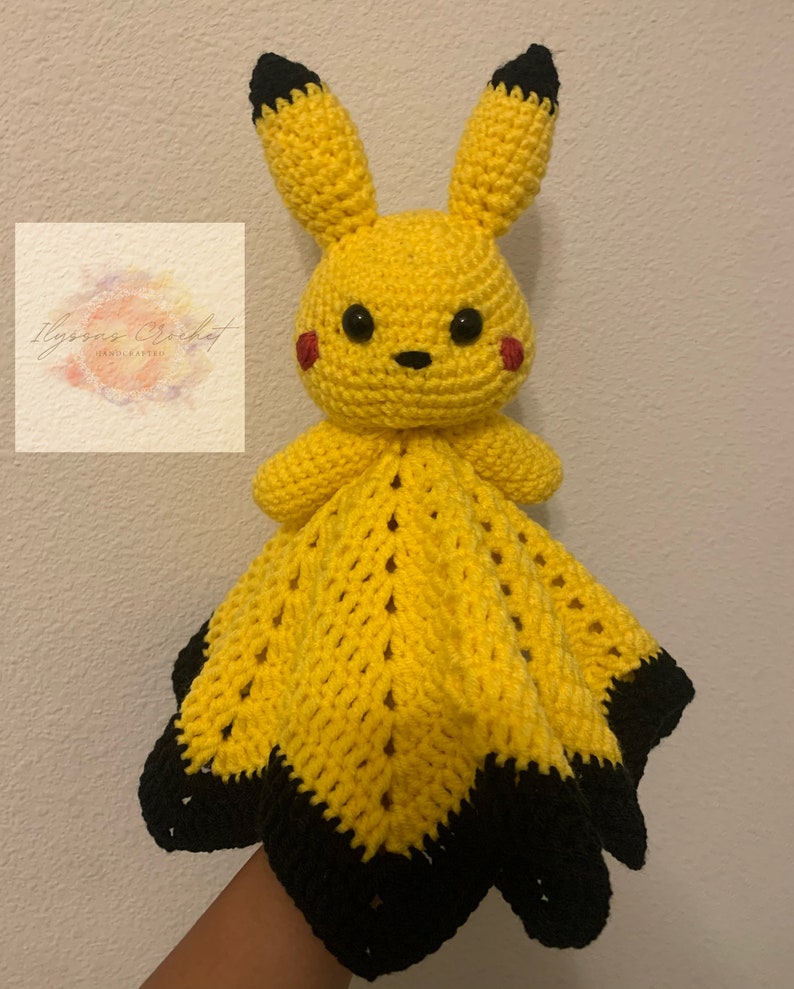Pikachu Lovey Crochet Pattern - Etsy