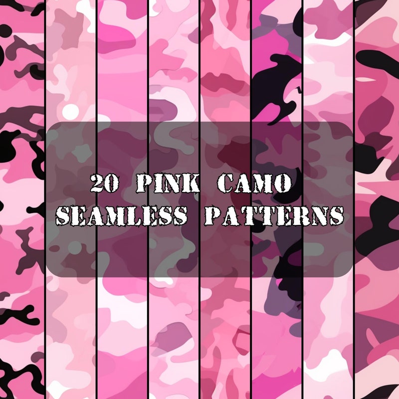 Pink Camo - Etsy