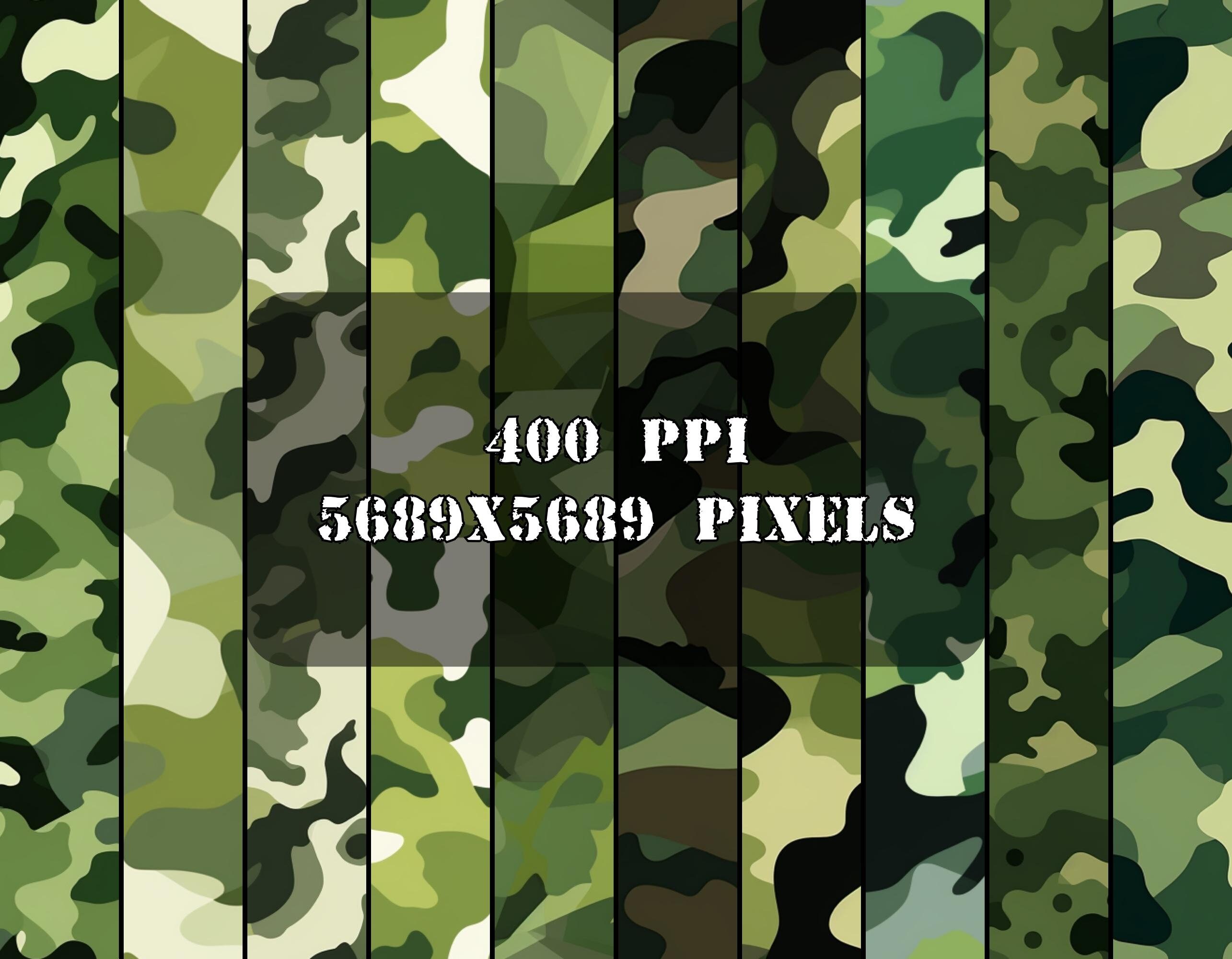 20 Green Camo Digital Paper | Green Camo Seamless | Green Camo Patterns ...