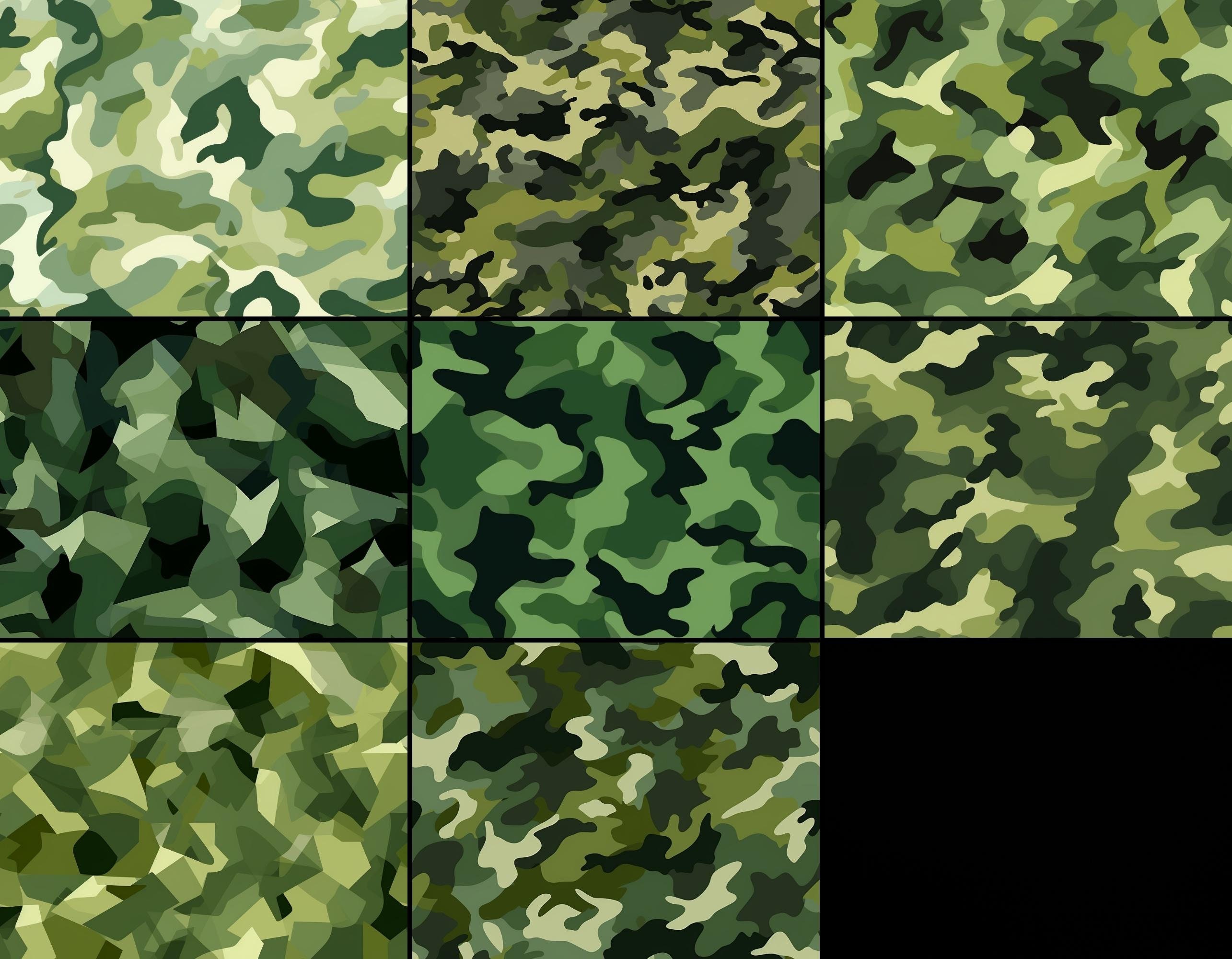 20 Green Camo Digital Paper | Green Camo Seamless | Green Camo Patterns ...