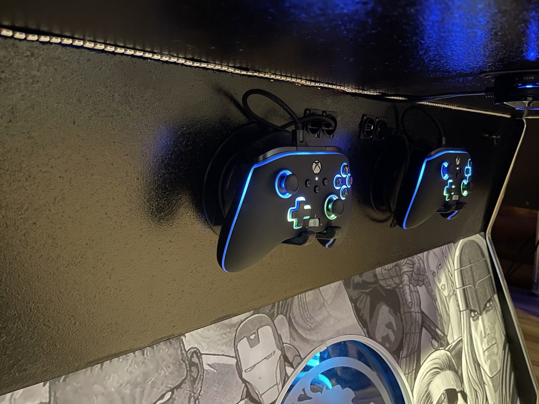 Xbox Controller Holder With Wire Management Spool for Arcades - Etsy