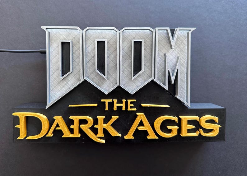 Mini Desk Arcade Decor Doom the Dark Ages - Etsy