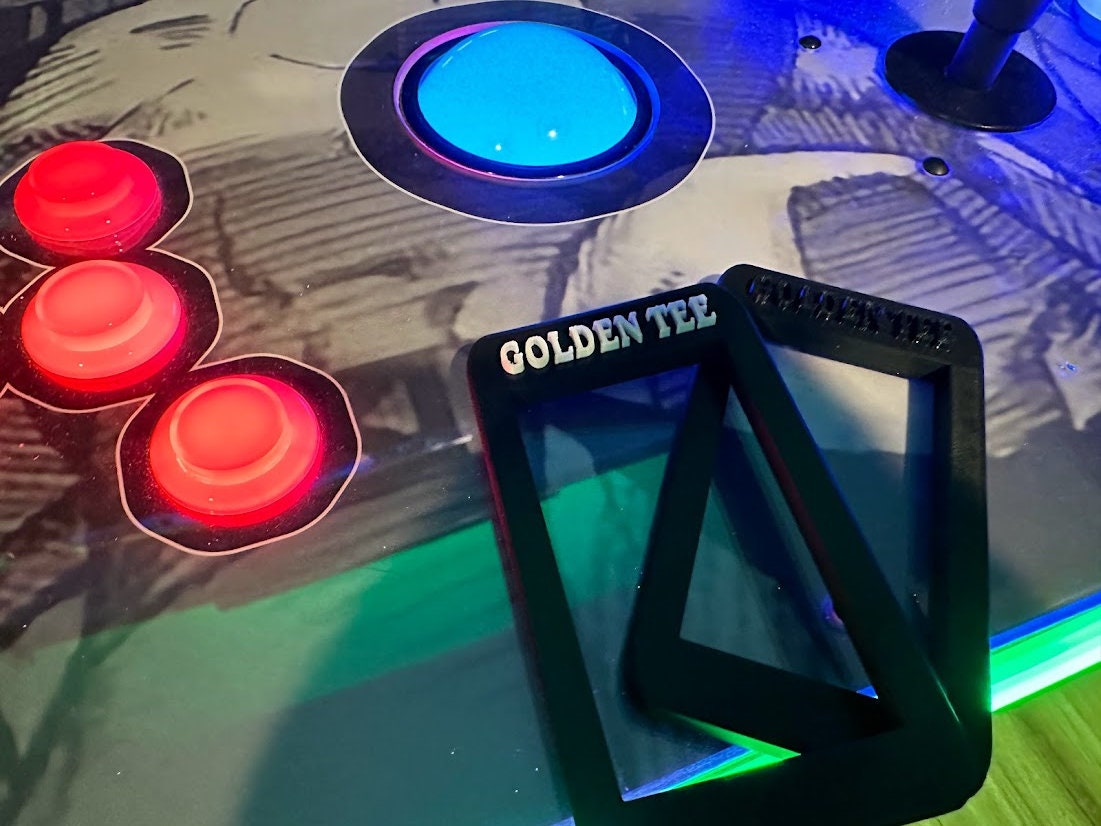 Golden Tee Card Scanner Frame: Custom Arcade Builds (112MM X 63MM X ...