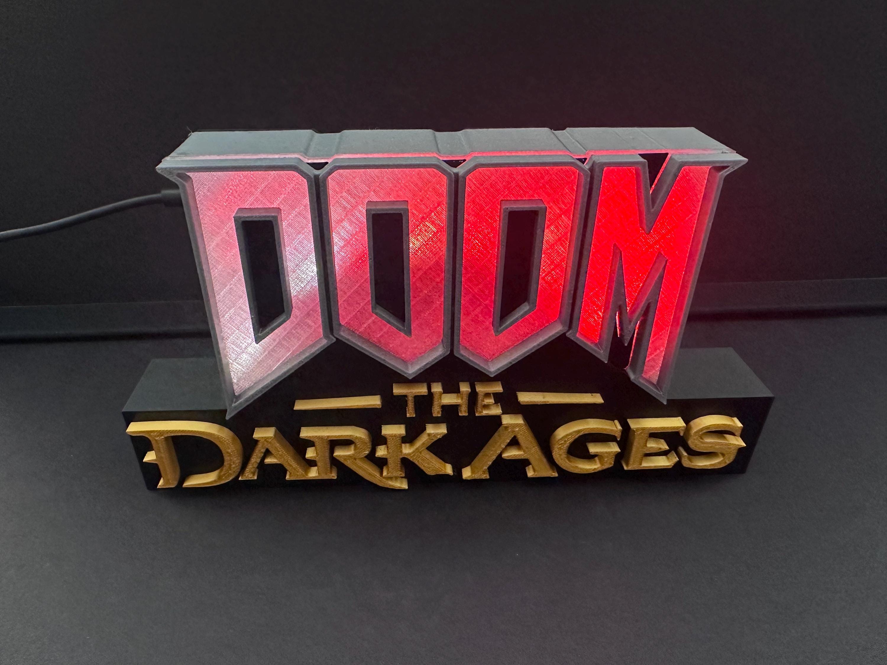 Mini Desk Arcade Decor Doom the Dark Ages - Etsy