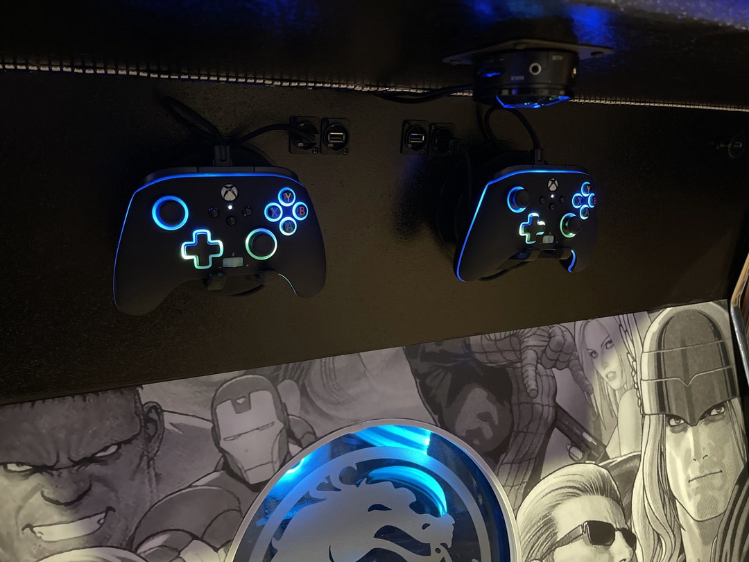 Xbox Controller Holder With Wire Management Spool for Arcades - Etsy