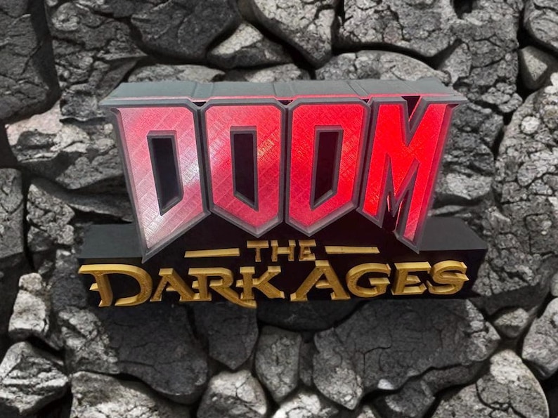 Mini Desk Arcade Decor Doom the Dark Ages - Etsy