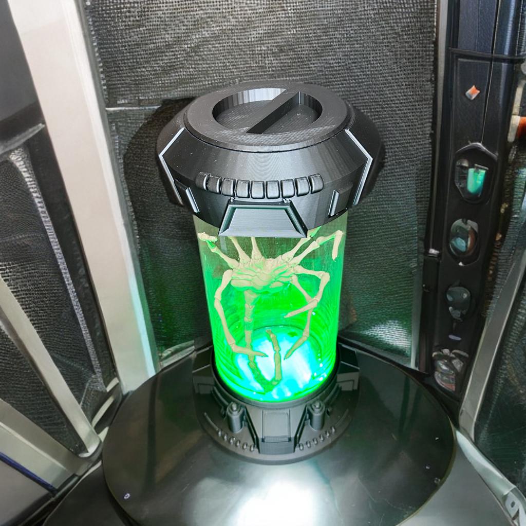 Large Alien Stasis Container Specimen Face Hugger Embryo Jar Movie Prop ...
