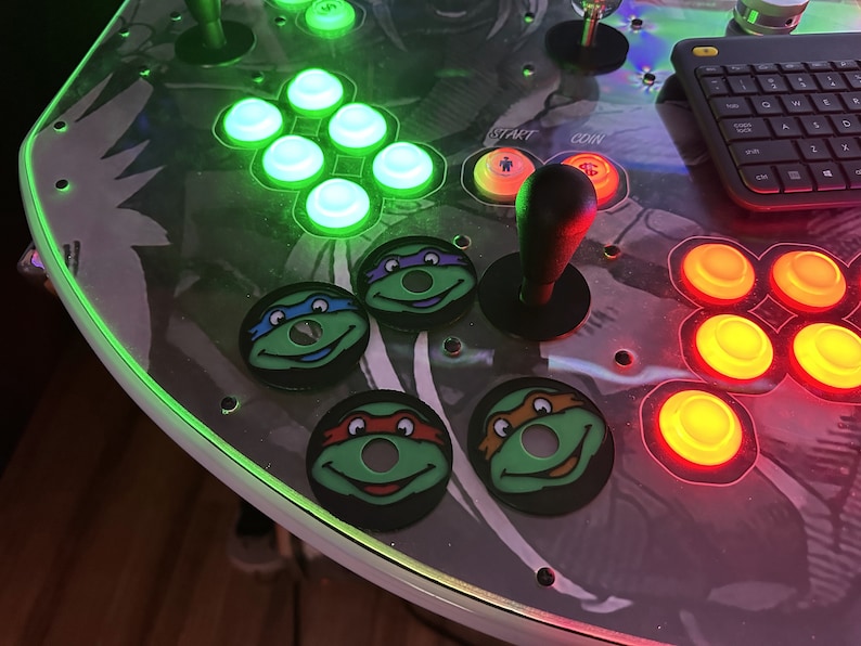 Teenage Mutant Ninja Turtles Characters Arcade Joystick Arcade Stick ...