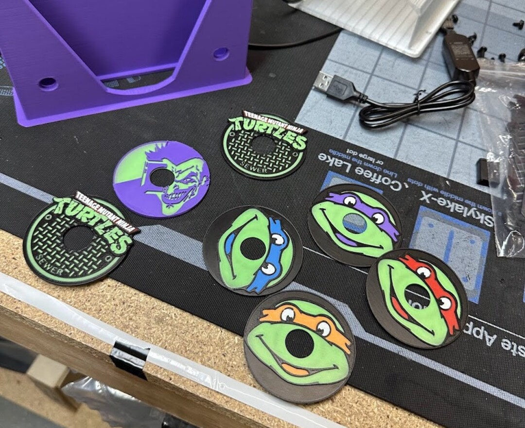 Teenage Mutant Ninja Turtles Characters Arcade Joystick Dust Covers ...