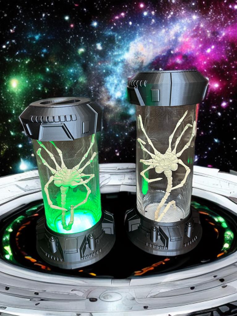 Large Alien Stasis Container Specimen Face Hugger Embryo Jar Movie Prop ...