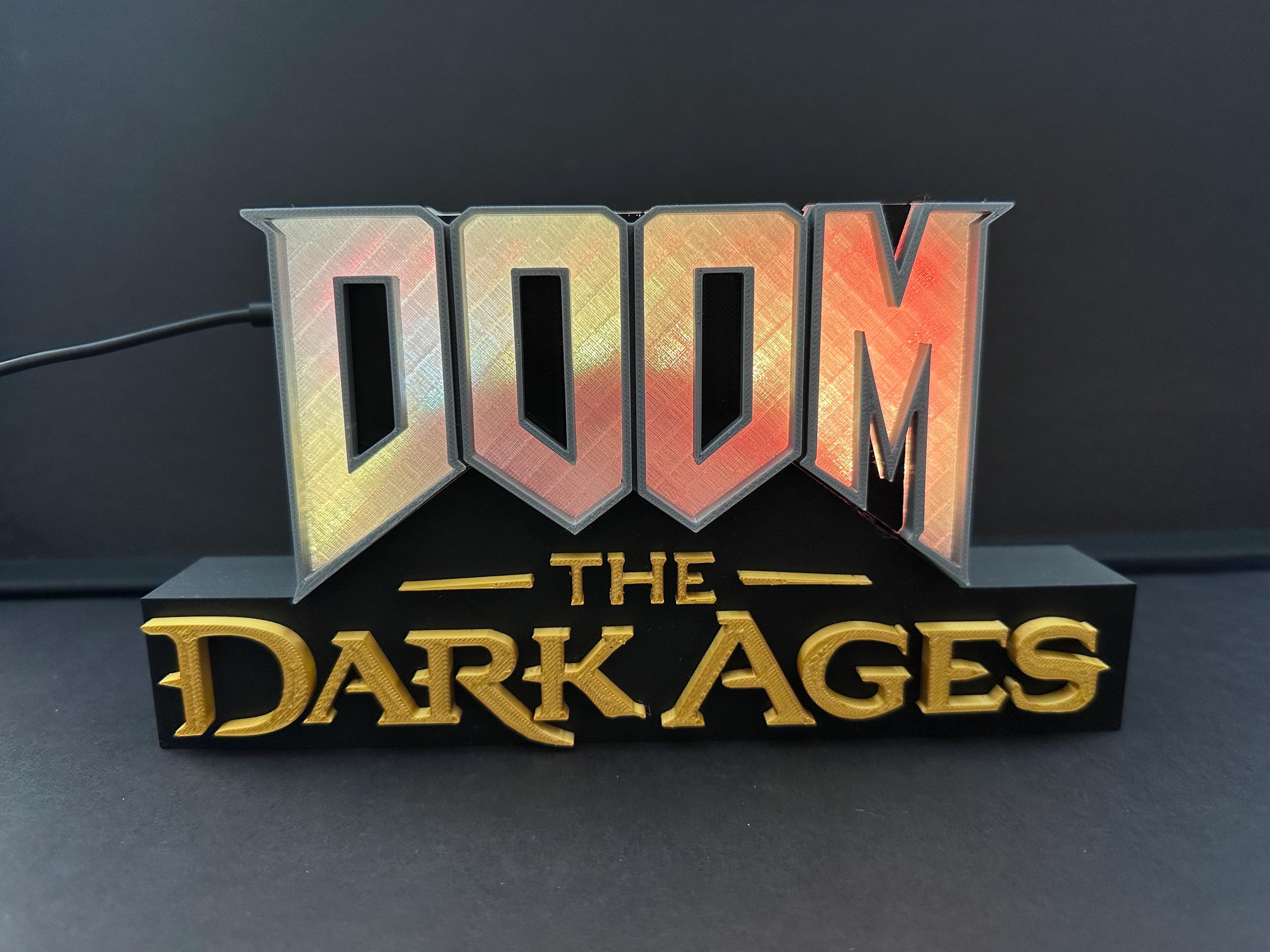 Mini Desk Arcade Decor Doom the Dark Ages - Etsy