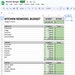 Kitchen Remodel Budget Spreadsheet Contractor Estimate Home Renovation ...