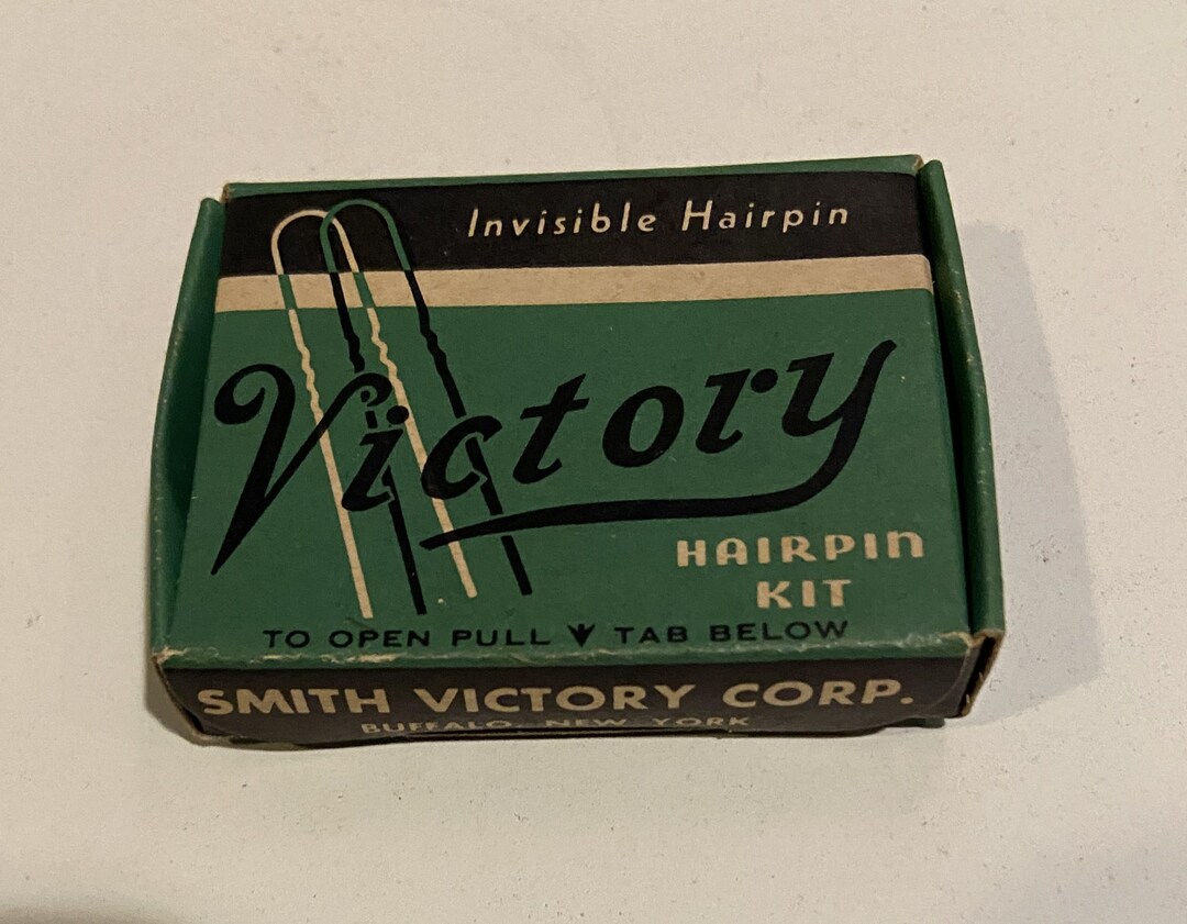 WWII Victory Hair Pins Box With Original Hair Pins, Smith Victory Corp ...