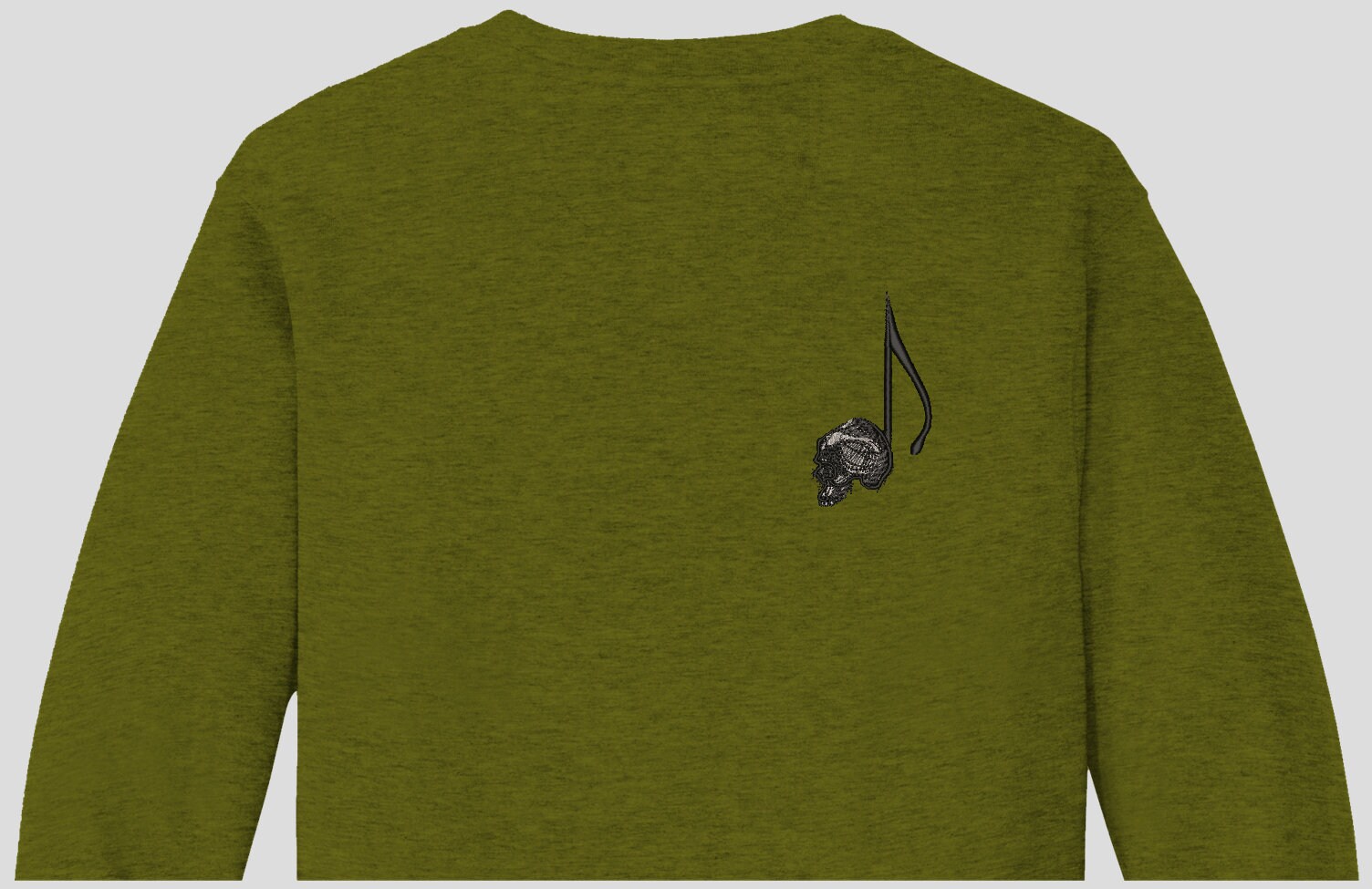 Skull Music Note Embroidery Design, Art Pattern (digital Download) - Etsy
