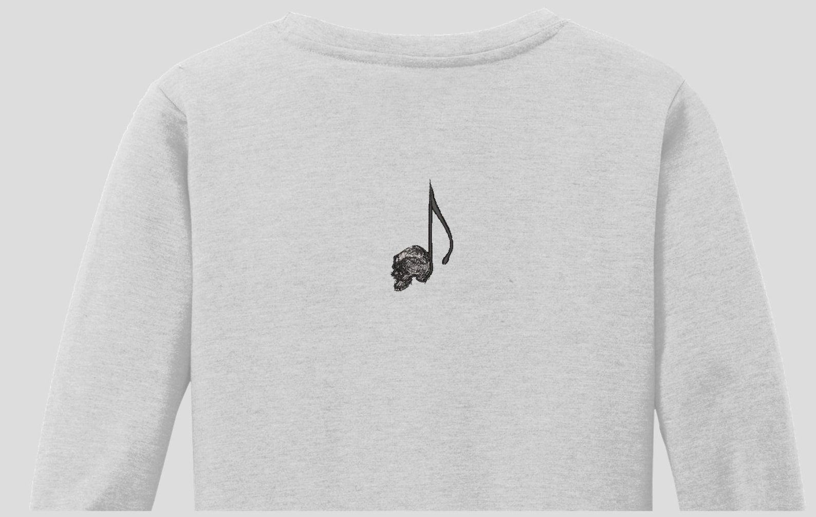 Skull Music Note Embroidery Design, Art Pattern (digital Download) - Etsy
