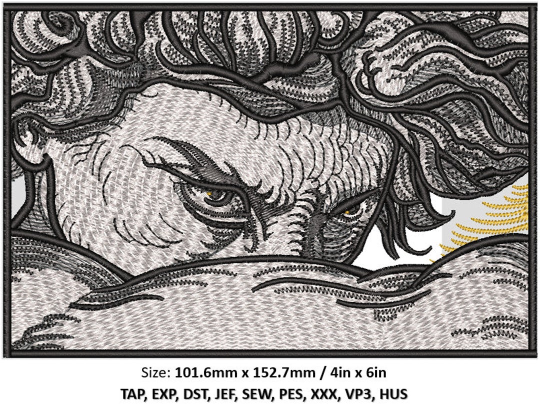 Digital File Embroidery Design, Alexandre Cabanel Fallen Angel ...