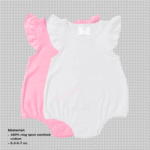 Ruffle Romper Baby - Etsy