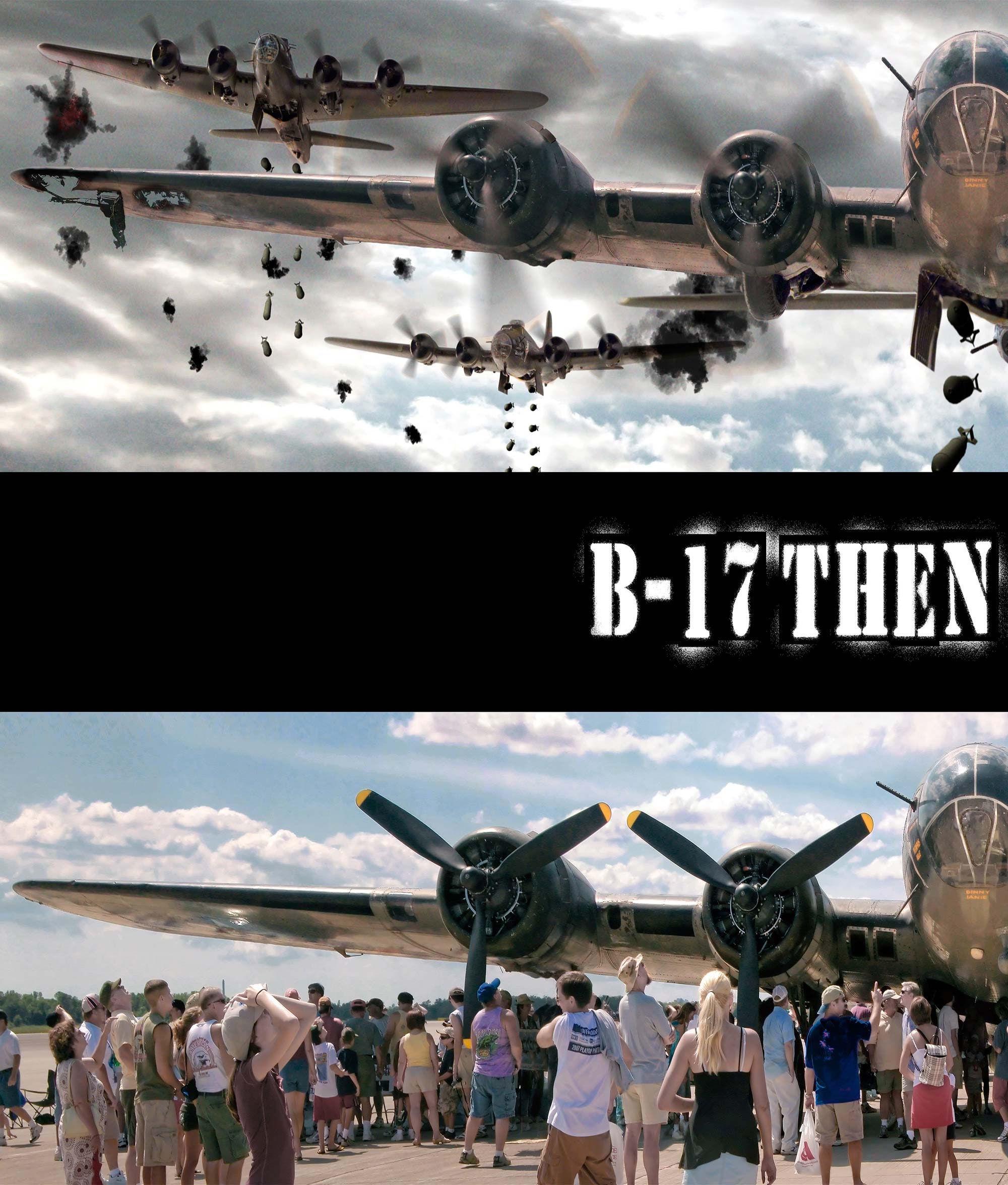 B-17 Flying Fortress Bomber Then and Now World War Two Bomber Quality ...