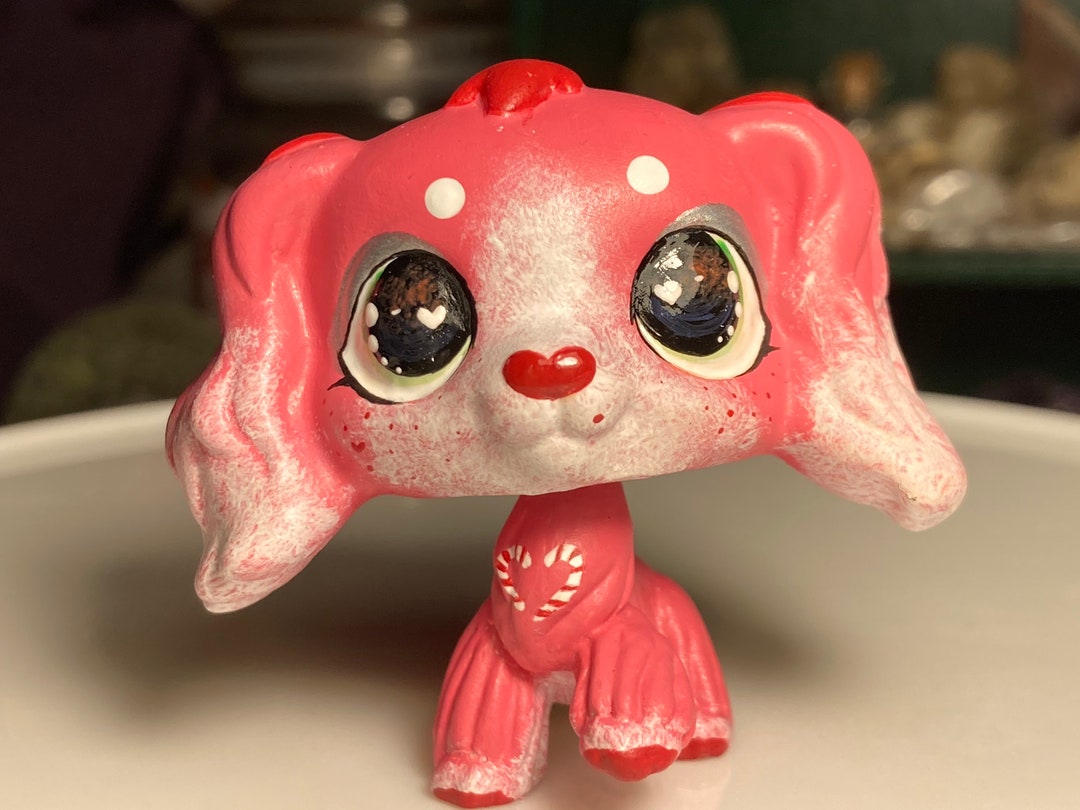 Lps Candy Cane Cocker Spaniel Custom OOAK - Etsy