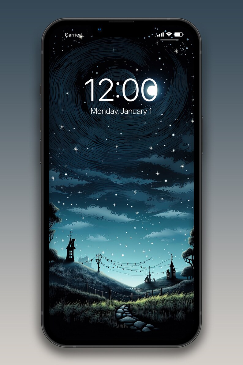 Tim Burton Inspired Phone Backgrounds | Set of 11 | Imagined Nightmare ...