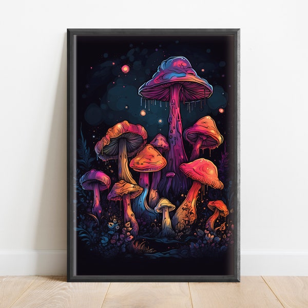 Shrooms Poster - Etsy