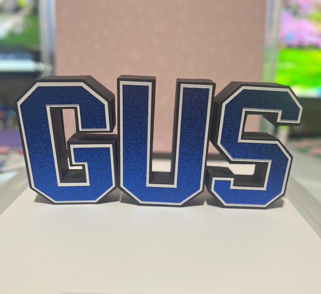 3D Letters Party Decor - Etsy