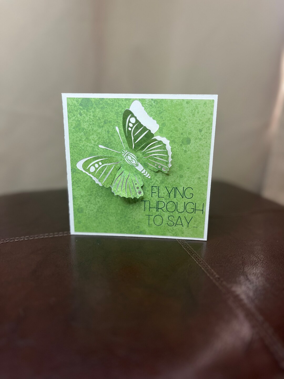 Pop Out Butterfly Thank You Card: Handmade Cards - Etsy
