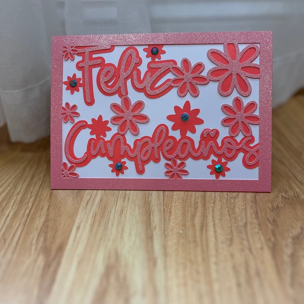 Printable Spanish Birthday Card - Etsy